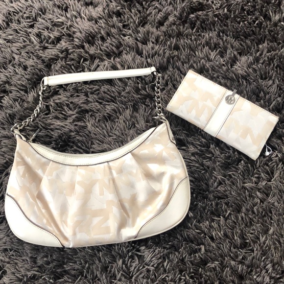 New York & Company | Bags | Nyc Ivory Purse With Matching Wallet | Poshmark